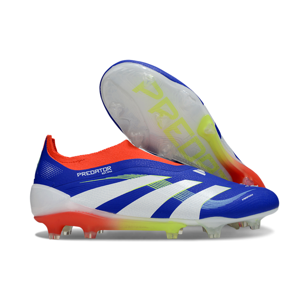 Chuteira Campo Adidas Predator LL Elite FG Azul, Branco, Verde E Vermelho